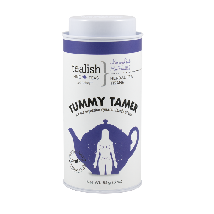Tea Tin- Loose Leaf Herbal Tea - Tummy Tamer – Rose & Flair Lifestyle